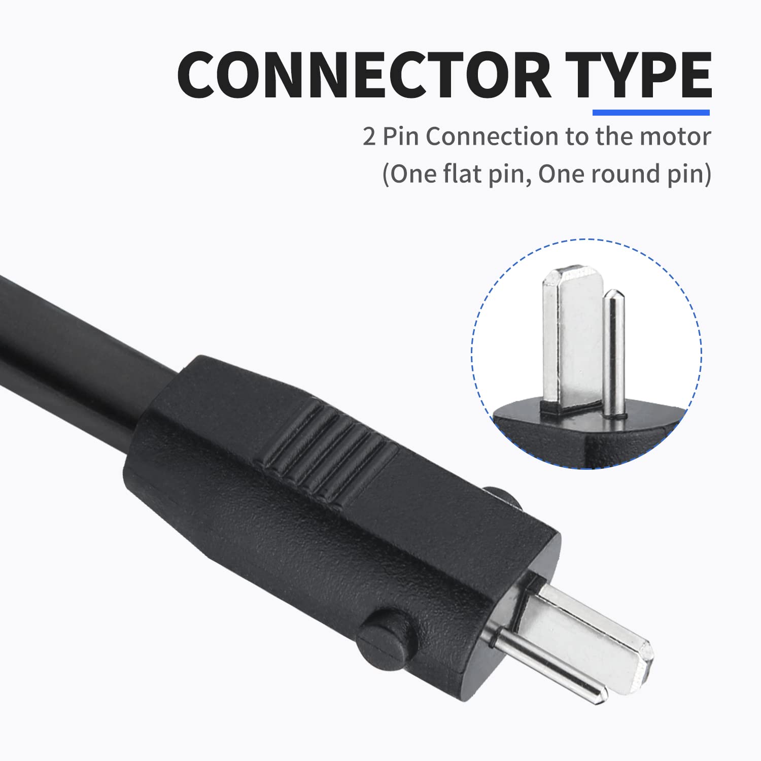 Tecreddy Recliner Extension Cord 6 Feet Replacement Power Supply Cable for Okin Limoss Lazy boy Pride Catnapper Lift Chair Power Recliner