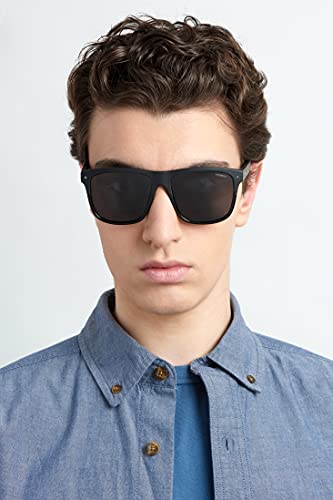 Polaroid Sunglasses Men's PLD6041/S Rectangular Sunglasses, Matte Havana , 56mm US