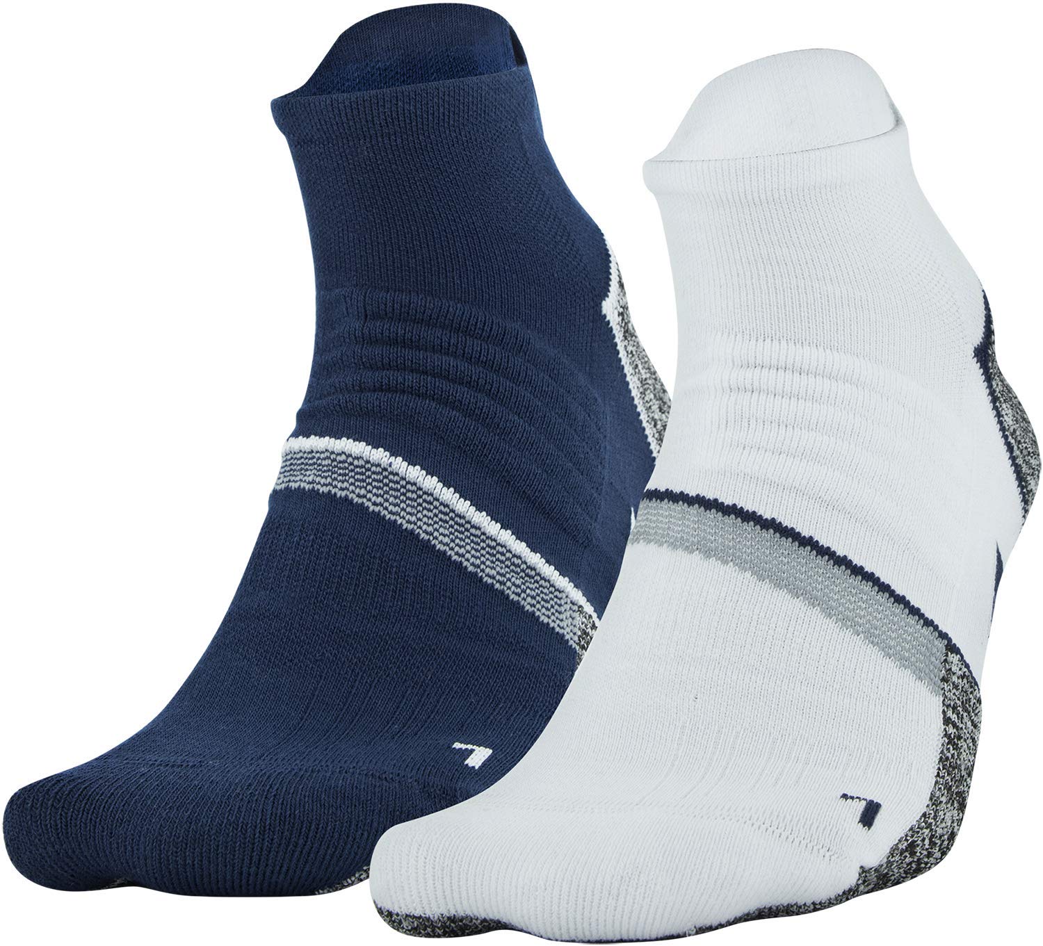 Under Armour Adult Performance Golf Low Cut Socks, 2-Pairs, White Assorted, Large