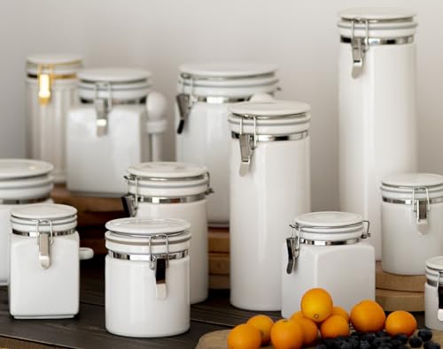 ZERO JAPAN CO-200 WH Coffee Canister 200, White, 27.1 fl oz (800 cc)