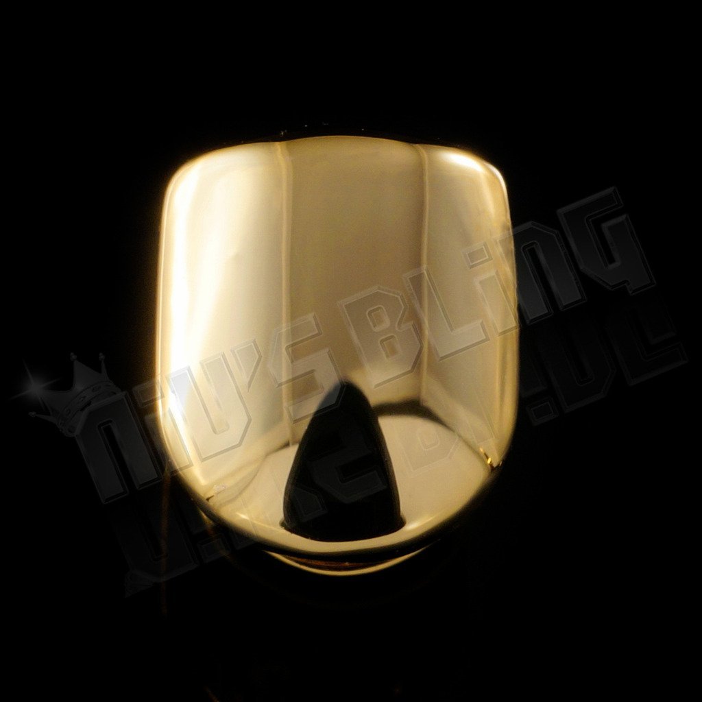 NIV'S BLING 14K Yellow Gold-plated Single Top Tooth Cap