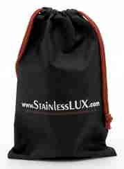 StainlessLUX 73344 Brilliant Stainless Steel Wine Glass/Wine Tasting Goblet (New version with 1/4" taller)- Quality Drinkware for Your Enjoyment