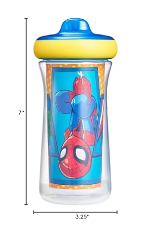 The First Years Marvel Insulated Sippy Cups, 9 Ounces (Pack of 2)