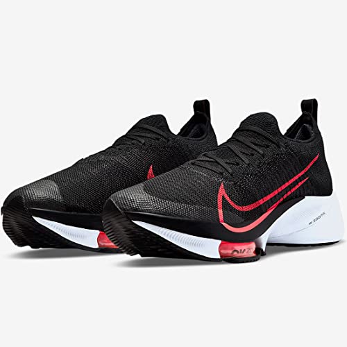 Nike Men's Air Zoom Tempo Next% Shoes, Black/Flash Crimson, 13