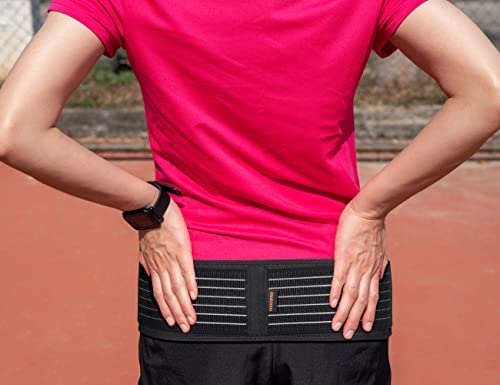 THX4COPPER Anti-Slip Mesh SI Hip Belt, Compression Lower Back Support Brace, Elastic Sacroiliac Joint Brace