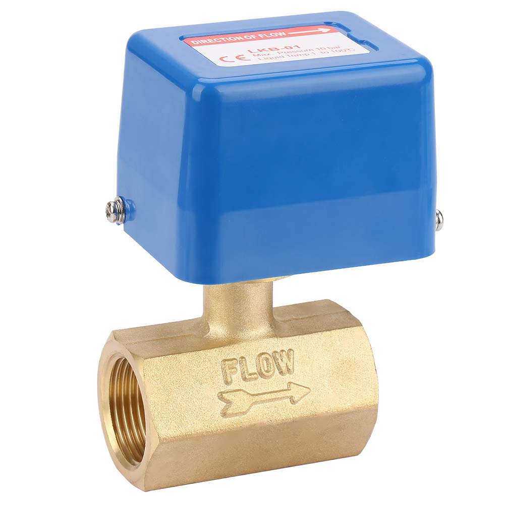 Oumefar 5.2-23L/Min RC1" Water Flow Switch 1.0MPa SPDT Contacts Electrical Flow Switch Water Valve for Fire Control Air Conditioner