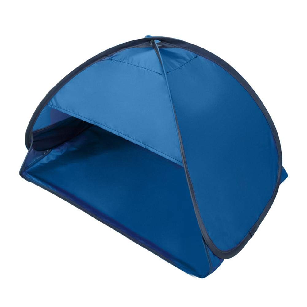 Ridecle Pop Up Beach Tent Sun Shelter Instant Automatic Portable Sport Umbrella Small Sun Beach Shader Beach Shelter Sun Protection for Face While Sunbathing