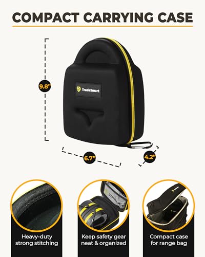 TradeSmart Hearing and Eye Protection Case - Safety Glasses and Ear Protection Case