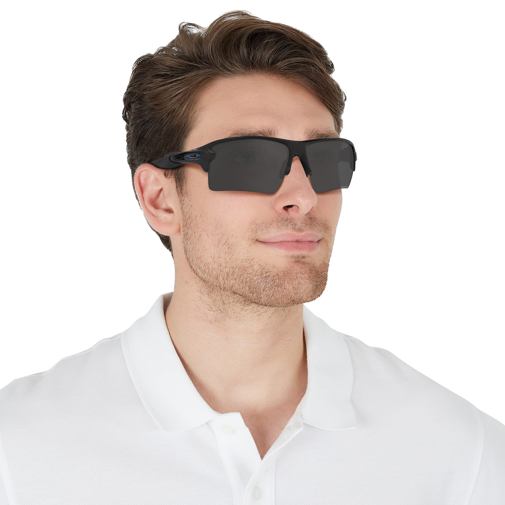 OO9188 Flak 2.0 XL Sunglasses, Polished White/Clear, 59mm,mens
