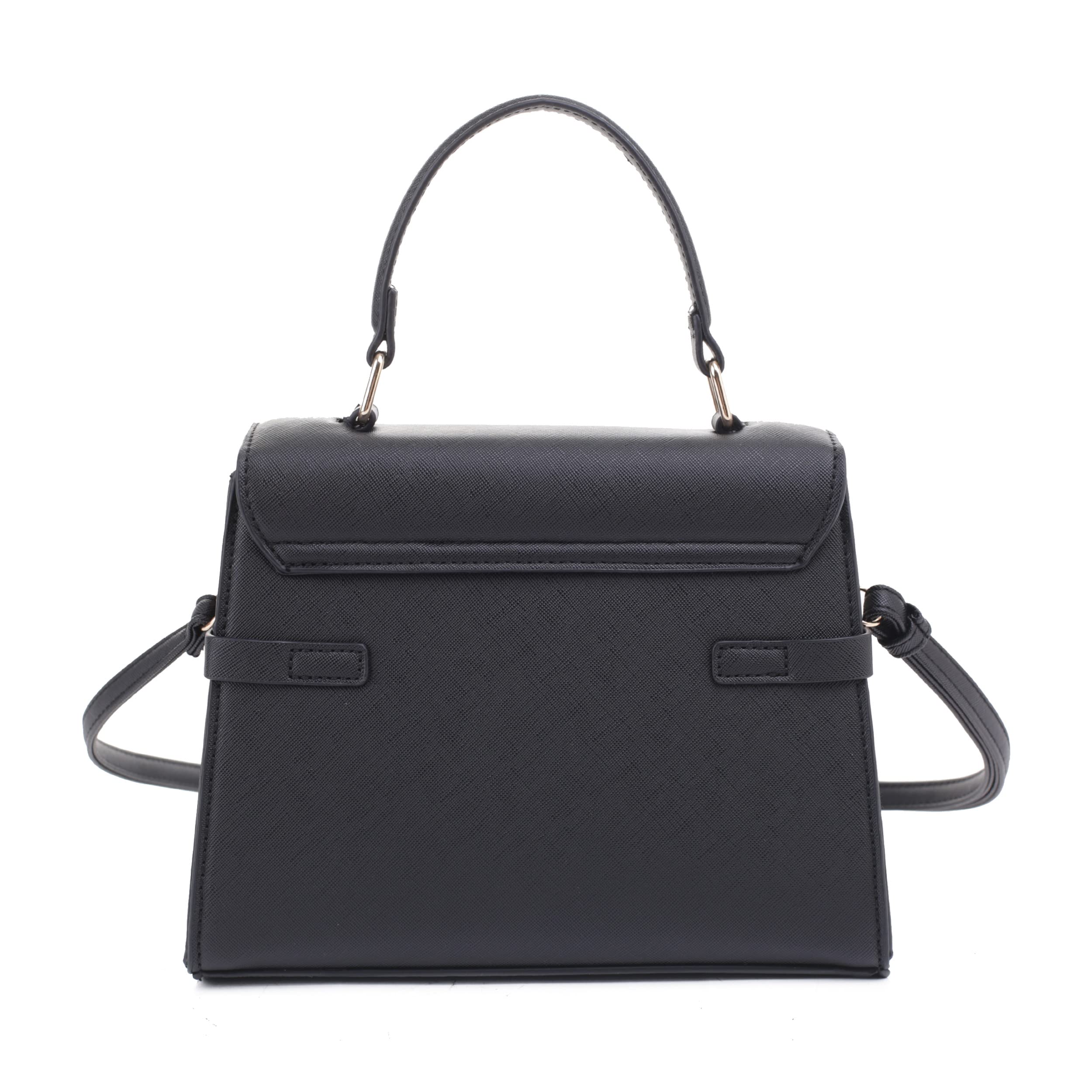 SUGU Women Classic Saffiano Top Handle Satchel Bag |FU