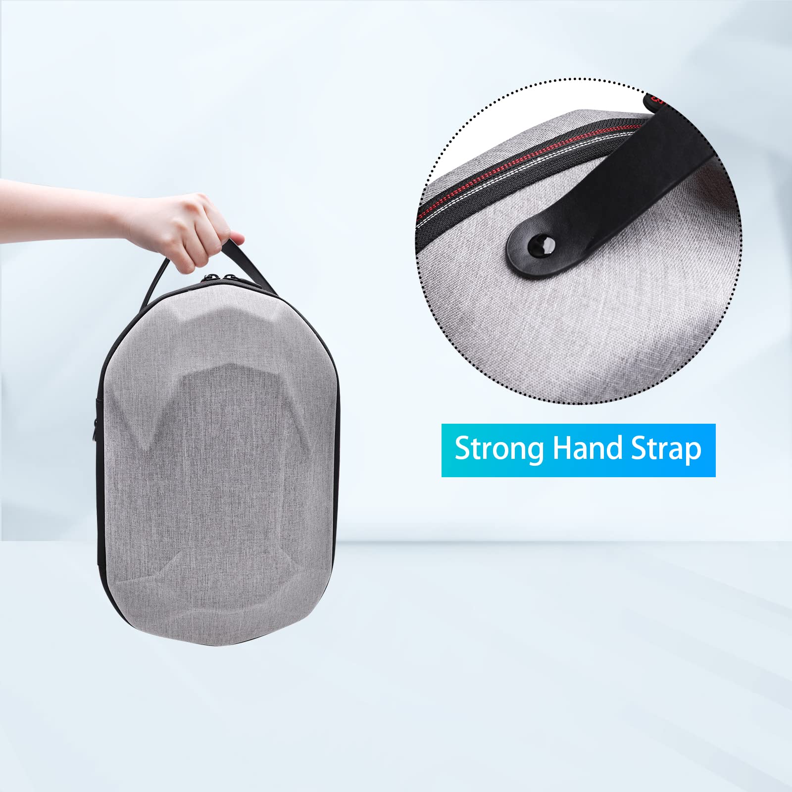 XANAD Hard Case for Oculus Quest 2 All-in-One VR Gaming Headset and Touch Controllers With Shoulder Strap - Carrying Storage Bag