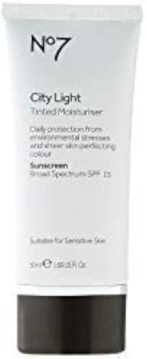 No7 City Light Tinted Moisturiser SPF 15 Medium - 1.69oz Medium