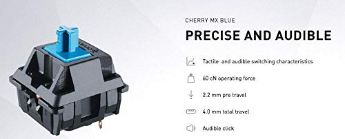 NONO Pro-Version Keypad, compatible with OSU! Rhythm Games Keypad (with 4 Pairs Cherry MX Speed Switch + 1 Pair Fast Silver Switch)