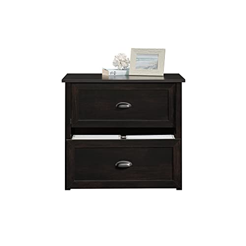 Sauder County Line Lateral File, L: 33.39" x W: 21.97" x H: 30.04", Estate Black Finish