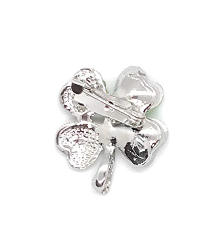 Trafford2009MU Green Shining Shamrock St Patrick's Day Celtic Ireland Enamel Pin Badge Brooch