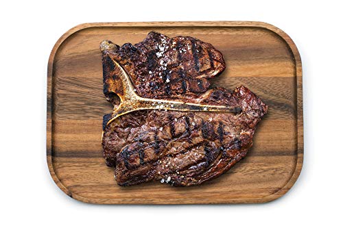Ironwood Gourmet Small Steak Board, 7.5 x 10.5 x 0.5 inches, Brown