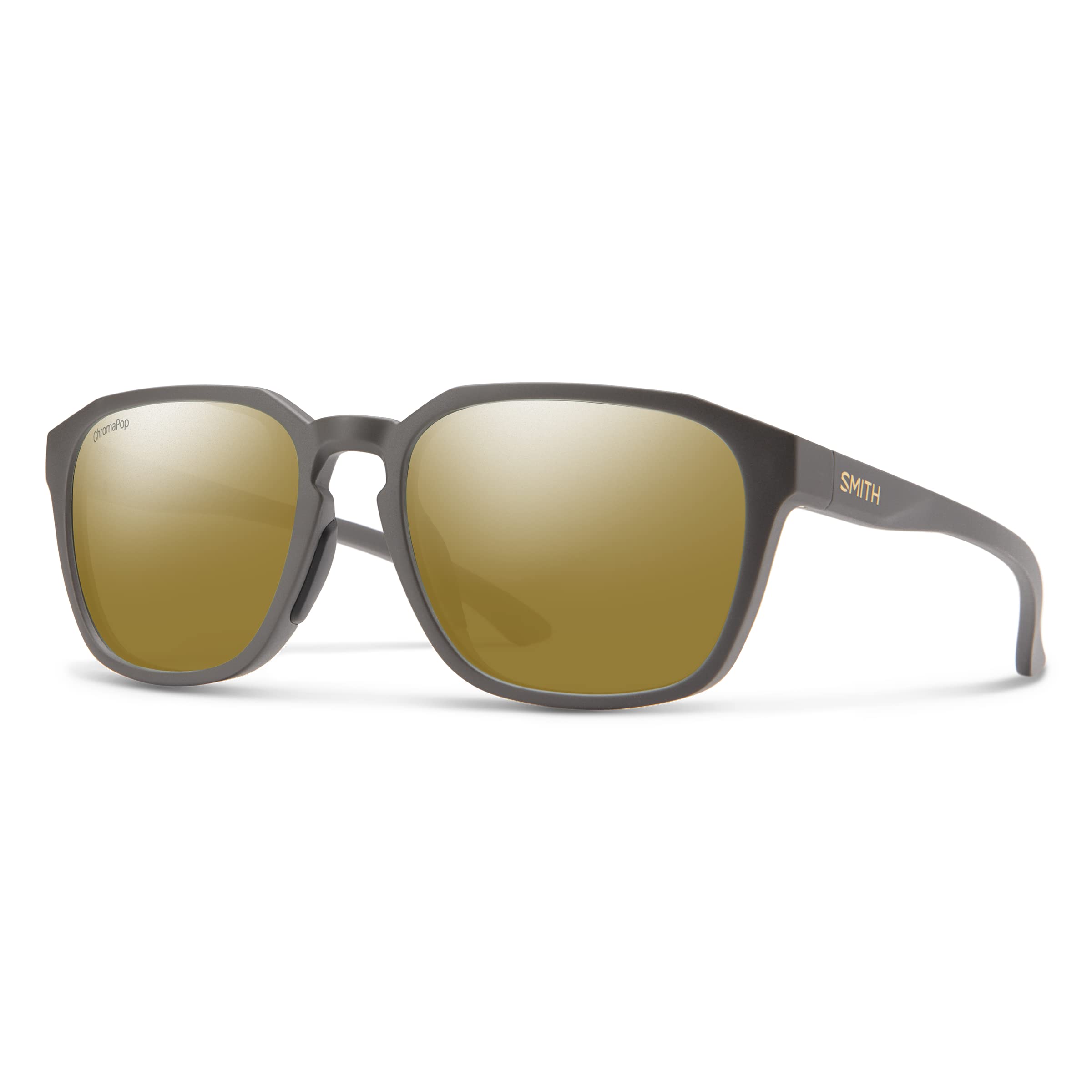 SMITH Contour Lifestyle Sunglasses - Matte Gravy | Chromapop Polarized Bronze Mirror