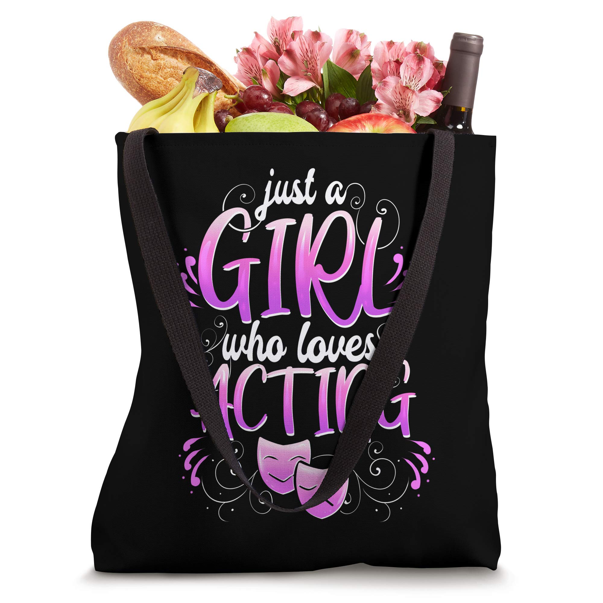 Theatre Girl Acting Broadway Musicals Theater Gift Tote Bag