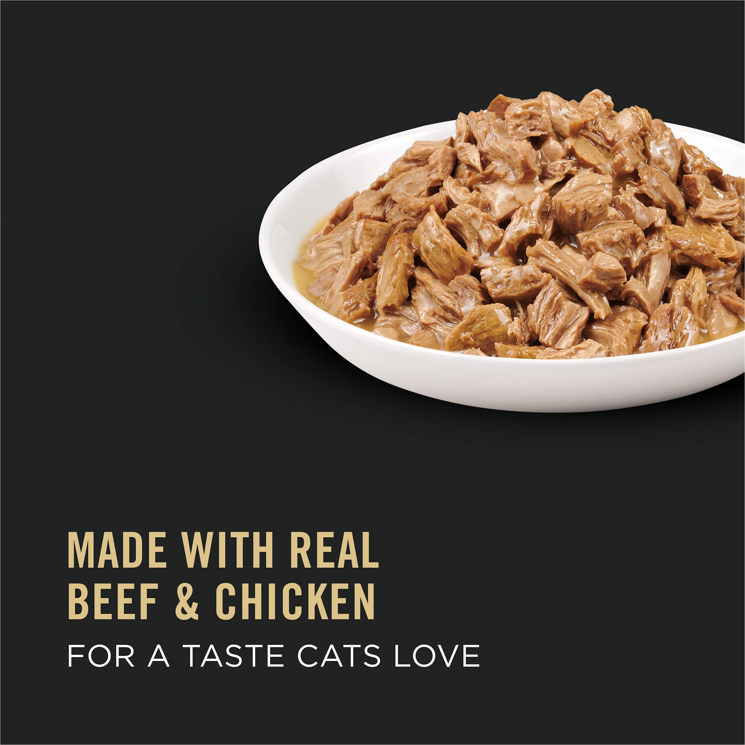 Purina Pro Plan High Protein Cat Food with Gravy, Grilled Seafood Entree - (24) 3 oz. Cans