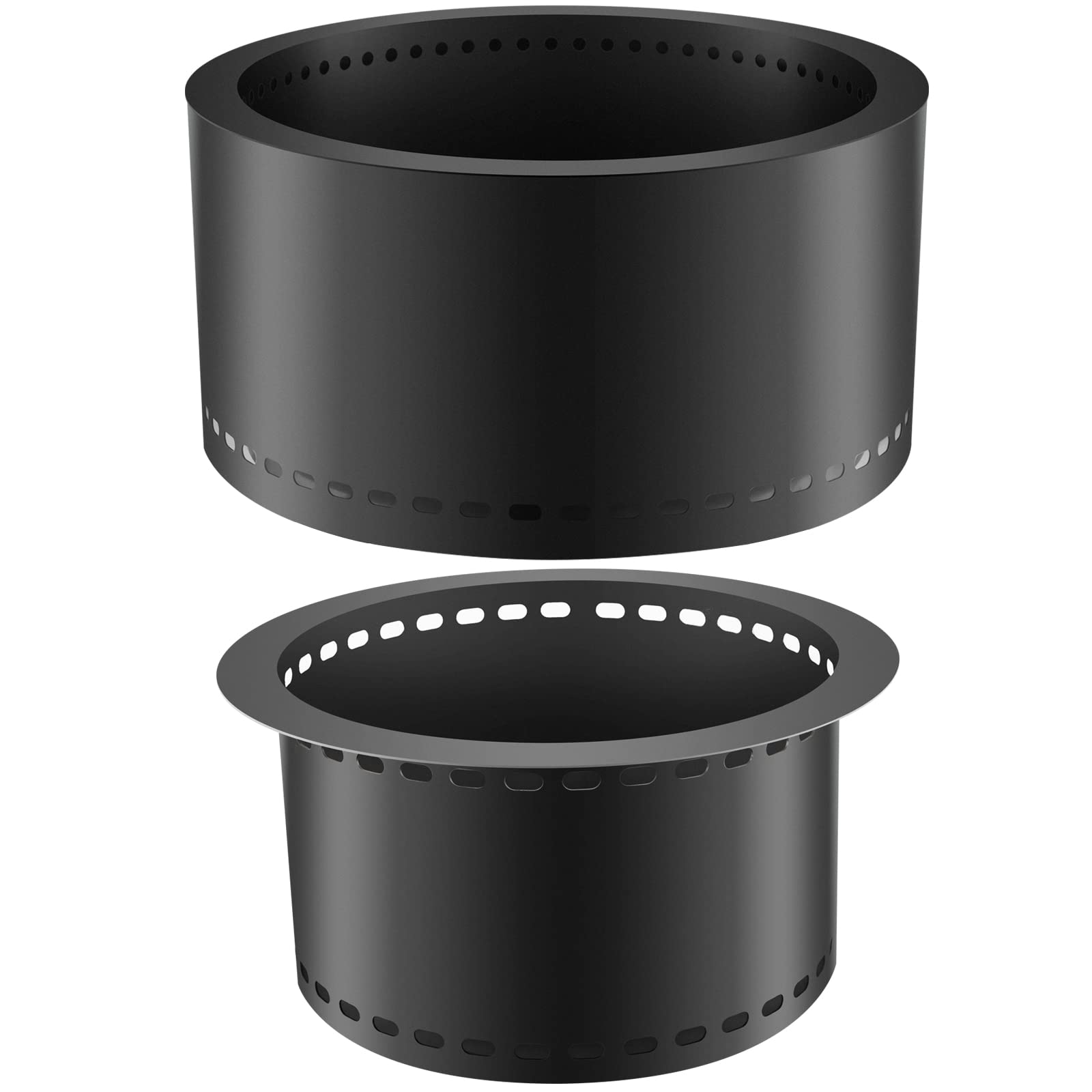 VEVOR Smokeless Fire Pit, Carbon Steel Stove Bonfire, Large 13.5 inch Diameter Wood Burning Fire Pit, Outdoor Stove Bonfire Fire Pit, Portable Smokeless Fire Bowl for Picnic Camping Backyard Black