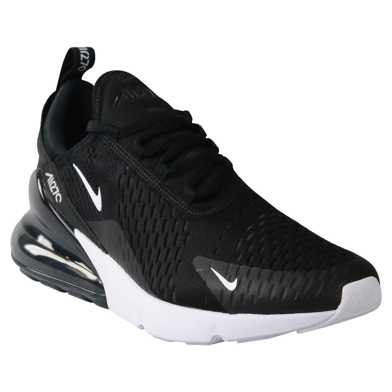 Nike Men's Low Neck Running Shoe, Black Anthracite White Solar Red, 10