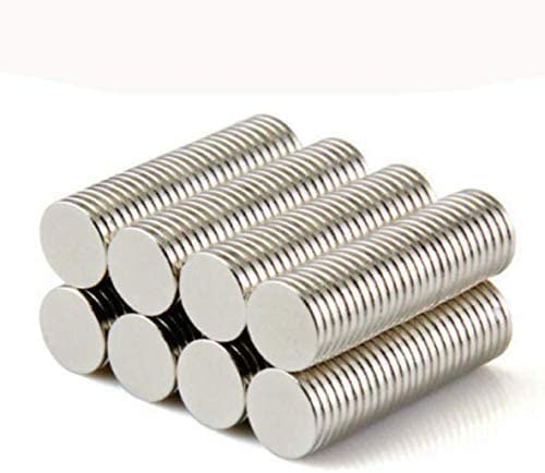 ZHYF 80PCS 8x1mm Round Magnet for Refrigerator Magnets, Offices, Artwork, Craft Whiteboards, Maps, Multi-functional Durable Small magnets