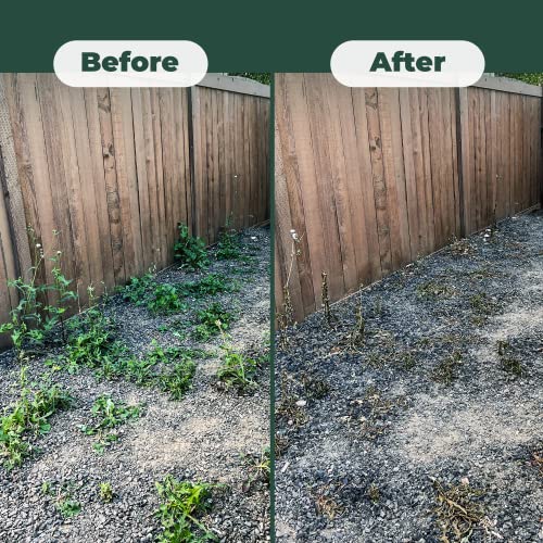 Weed & Grass Killer β Natural Vinegar Weed Killer β for Organic Use β 1 Gallon - Glyphosate Free - OMRI - Shake Well