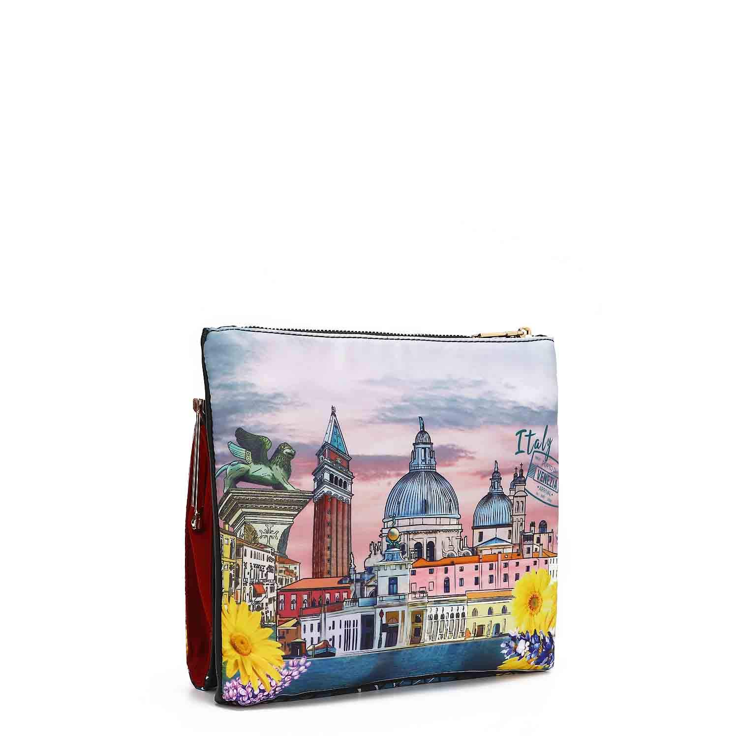 Nicole Lee HONEYMOON IN VENEZIA NYLON BEADED CROSSBODY BAG