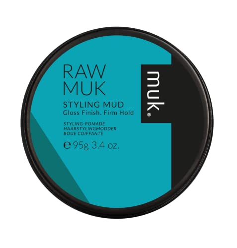 Muk Haircare Raw muk Firm Hold Styling Mud, High Gloss Mud - 3.4oz