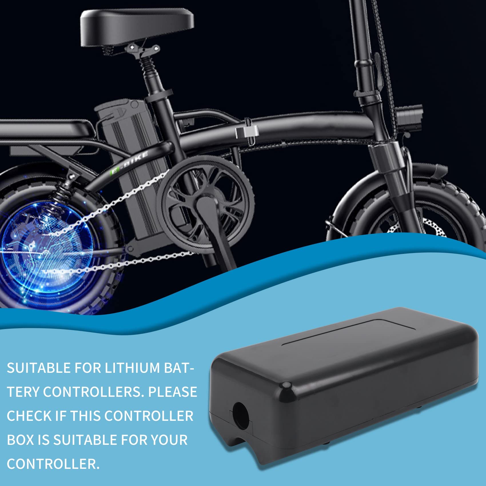 Tasche Extra- Plastic Controller Box for Electric Bike EBike Moped Scooter Mountain Bike Protection Case