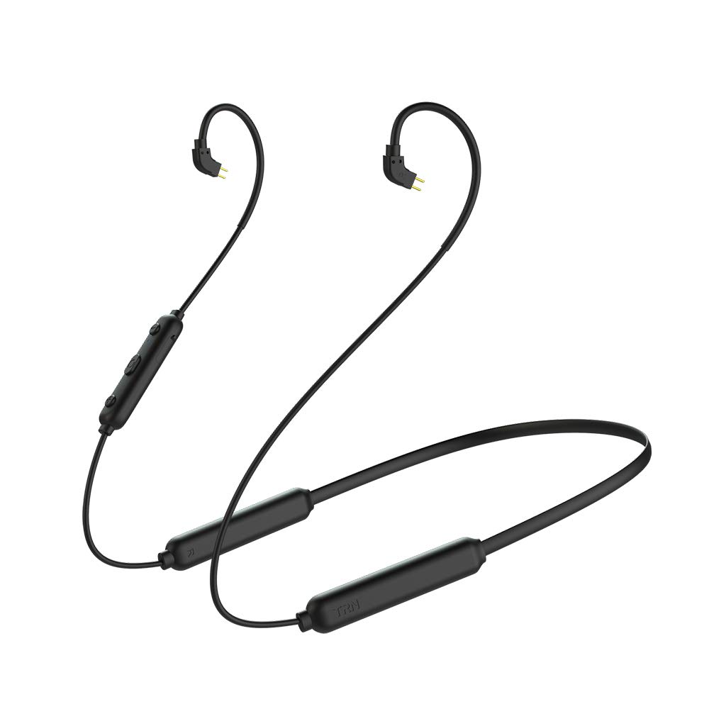 okcsc Wireless Headphone Cable, BT3S Wireless Earbuds Cable 0.75mm 2pin Supporting Apt-x & AAC,20 Hours Playback Earphone Connector for KZ AS10 zst;TRN v80 x6 IM2(0.75mm Jack)