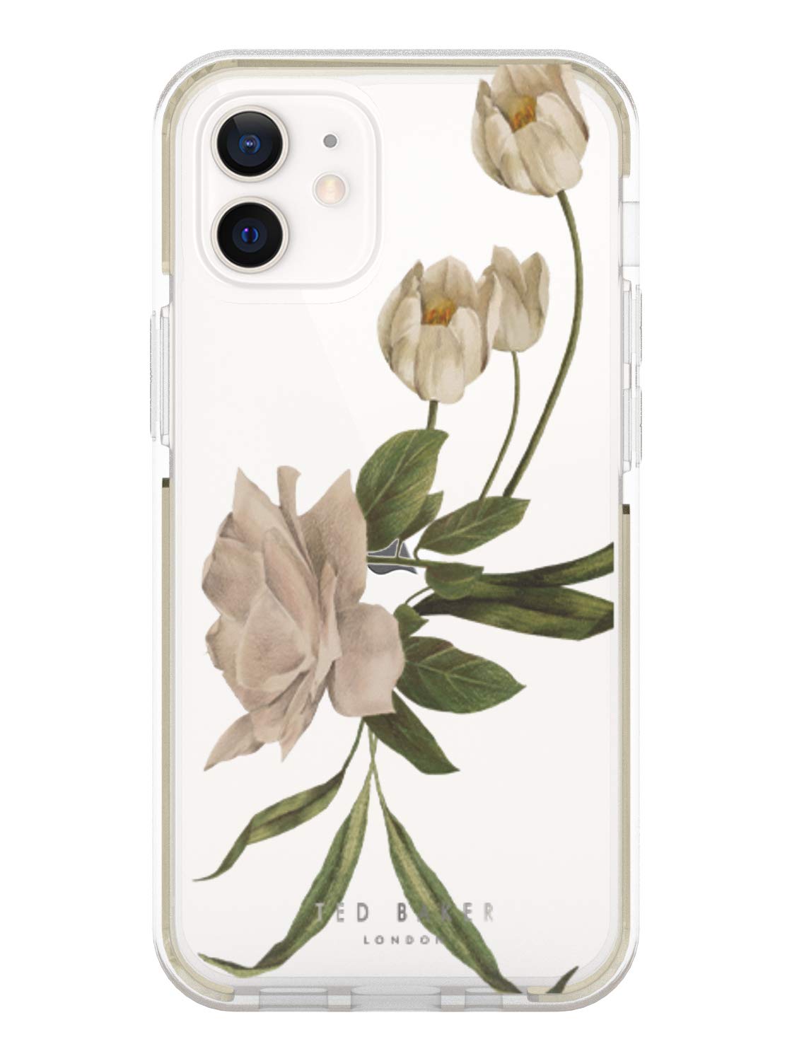 Ted Baker EMLLIIA Anti-Shock Case for iPhone 12 Pro (6.1inch) - Elderflower Clear