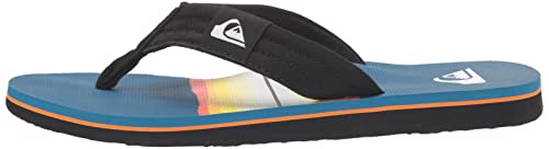 Quiksilver Men's Molokai Layback Flip Flop Sandal, Blue 4, 10