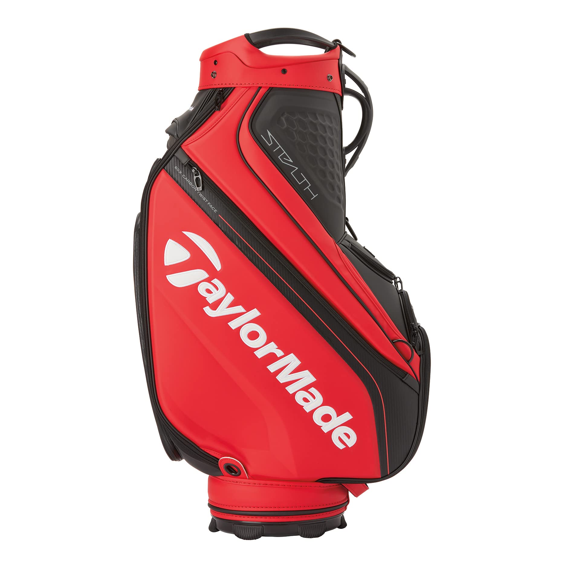 Taylor Made Unisex's Tour Staff Bag, Red, Black & White, One Size