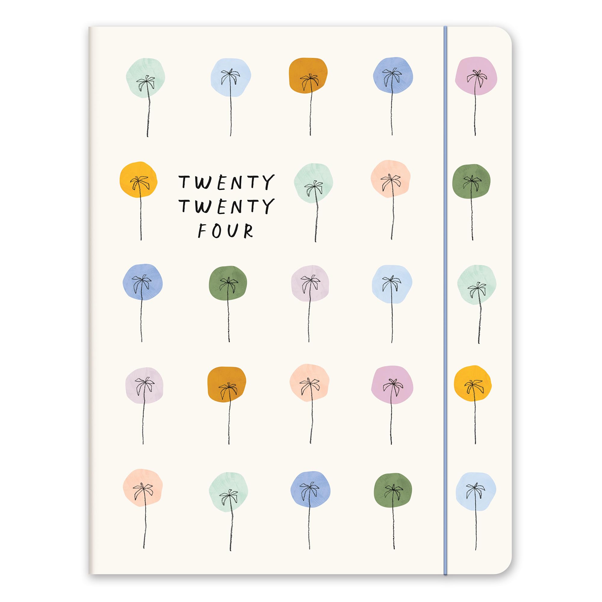 Orange Circle Studio Planner 2024, Just Right Monthly Calendar, Cute Notebook for To Do List, Appointment Book for Planning, With Storage Pocket & Elastic Closure, 17-Month Agenda for School/Work,