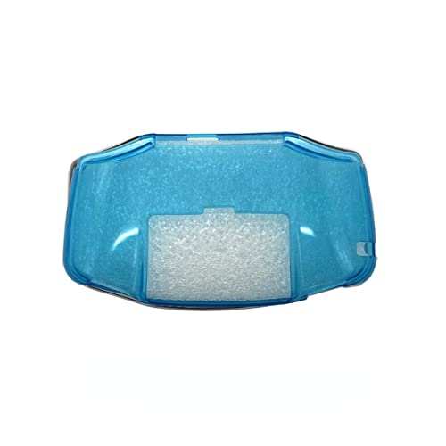 ZLiu Fire Colorful TPU Clear Transparent Protective Case Shell for GBA Game Boy Advance Console Cover