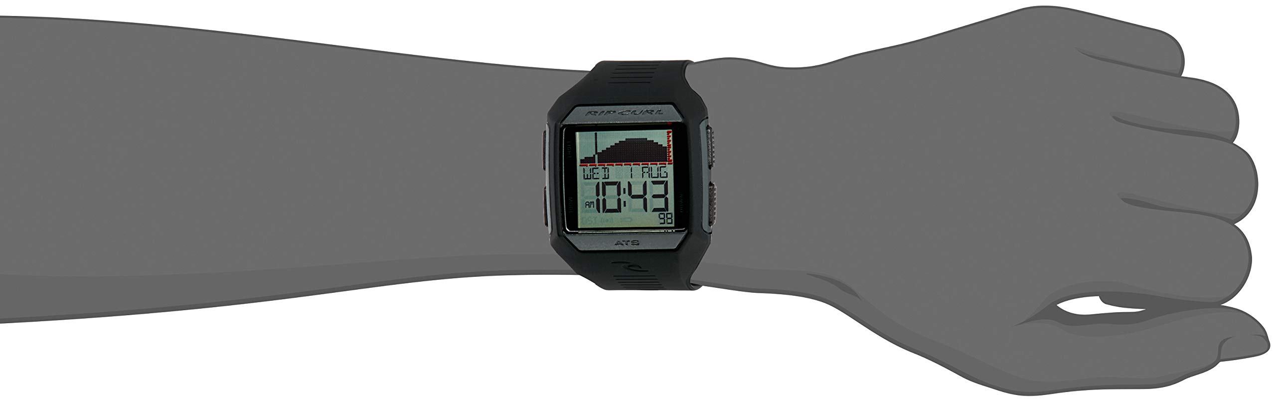 Rip Curl Rifles Midsize Tide Watch - Black