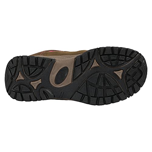 Northside womens Snohomish Low-w Hiking Shoe, Stone/Berry, 7.5 US