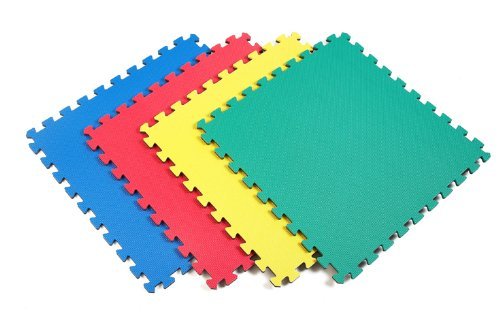 Norsk Multi-Purpose Reversible Foam Mats - EVA Foam Interlocking Tiles (Gray/Black 32 Tiles - 128 sq. Ft.)