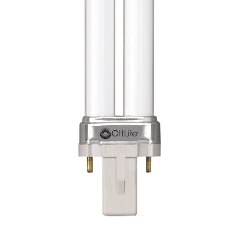 OttLite 13W Replacement Tube Light Bulb with Electronic Ballast Bulb - Compact Fluorescent Light Replacement - Bright Natural Daylight for Bedroom & Living Room - Low Heat & Glare Type E Light Bulb…