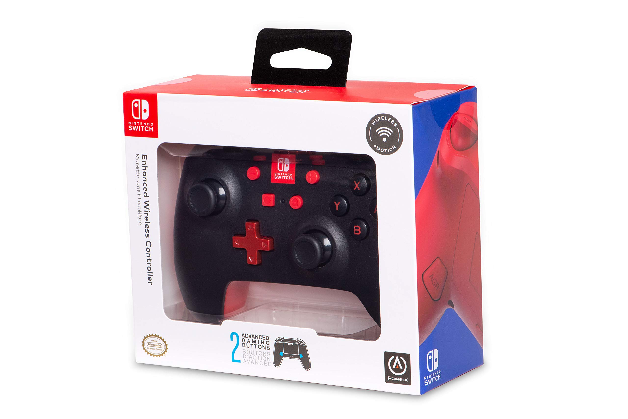 PowerA Enhanced Wireless Controller for Nintendo Switch - CTR Shadow Crash Team Racing