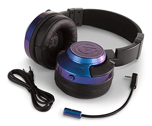 PowerA Fusion Wired Stereo Gaming Headset with Mic for PlayStation 4, Xbox One, X, Xbox One S, Xbox 360, Nintendo Switch, PC, Mac, VR, Android, and iOS - Cosmos Nebula - Xbox 360; Xbox