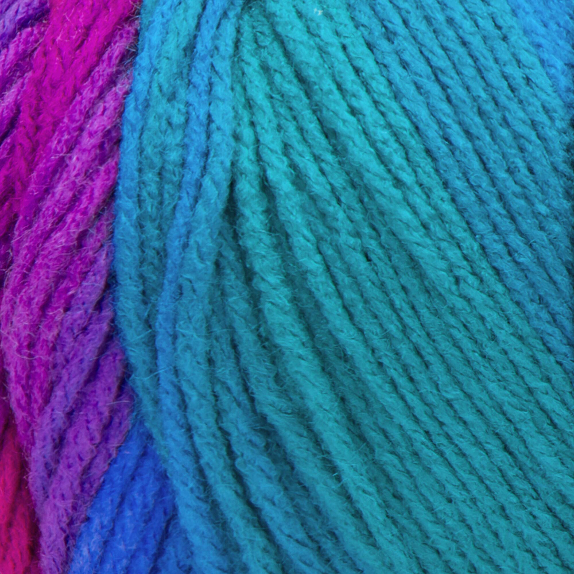RED HEART Super Saver 3-Pack yarn, POLO STRIPE 3 Pack