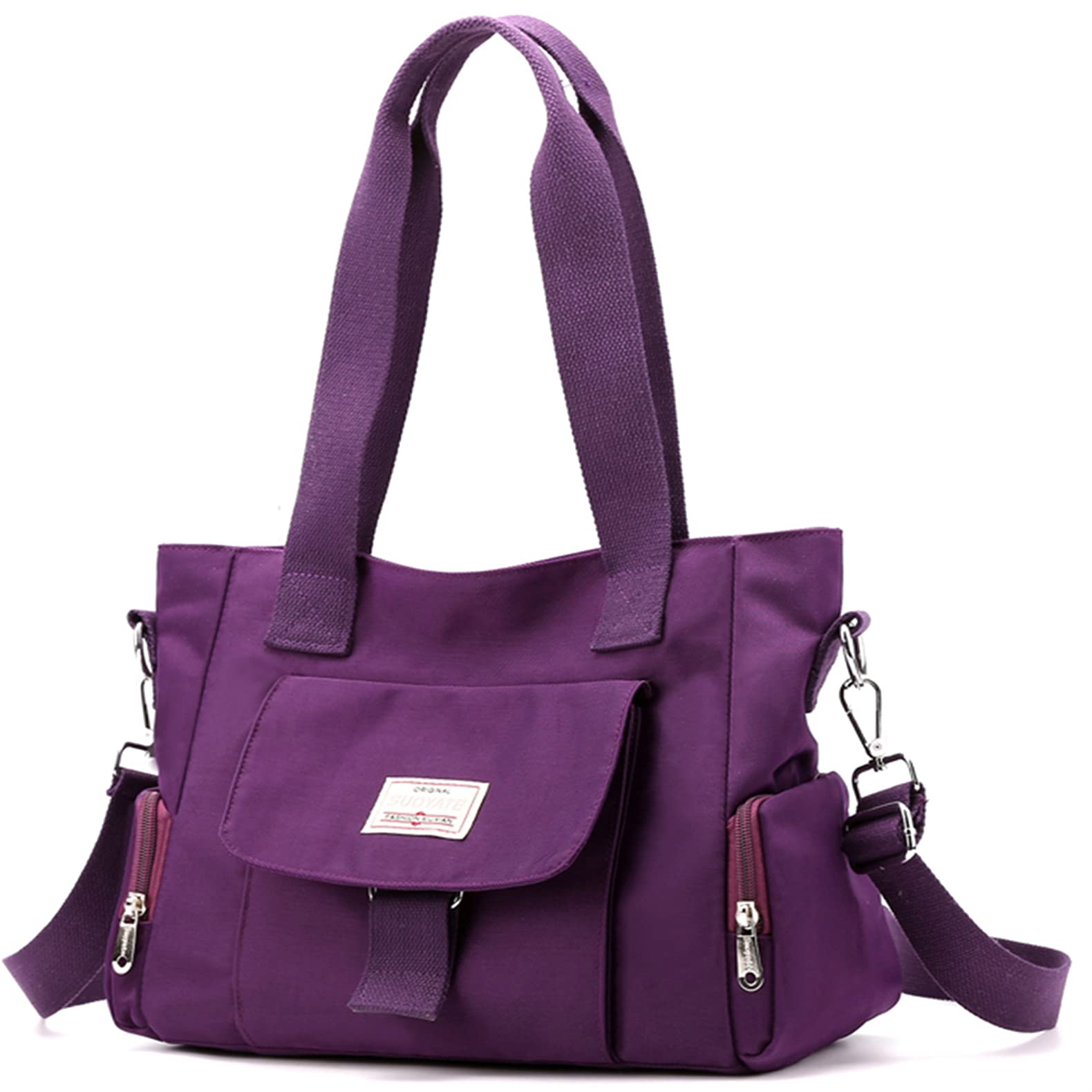 Scioltoo Shoulder Handbags for Women Medium Lightweight Crossbody Tote Purses Ladies Cute Classic Basic Satchel for Shopping and Weekend Trips Purple