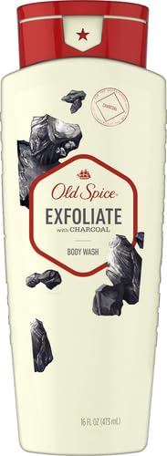 Old Spice Mens Body Wash Exfoliate With Charcoal 16 Oz