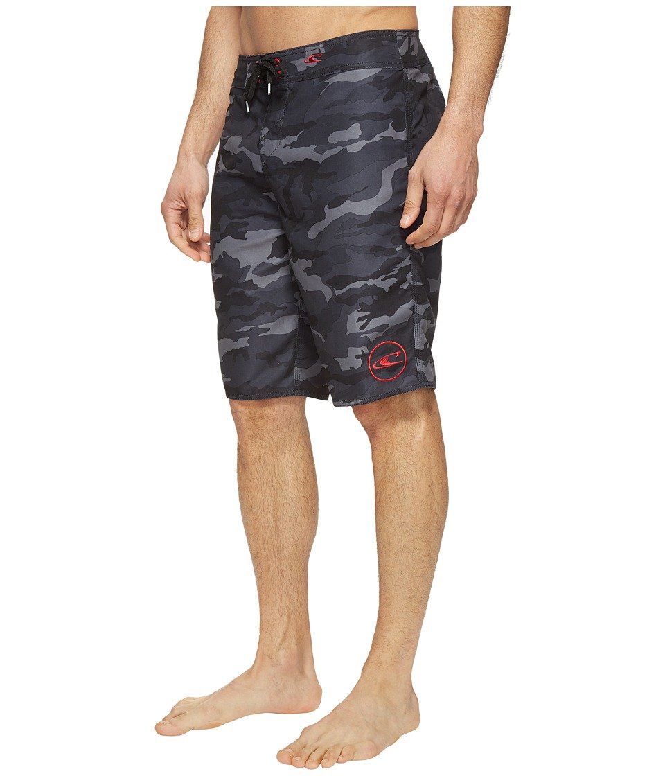 O'NEILL Mens Santa Cruz Printed 2.0 Swim, Black Camo, 28