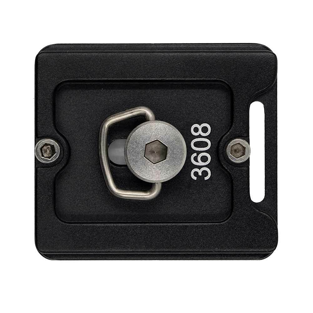ProMaster Quick Release Plate for XC-M Tripods and Ball Heads - Black - Convenient and Secure Camera Mounting Solution, (Model 3608)