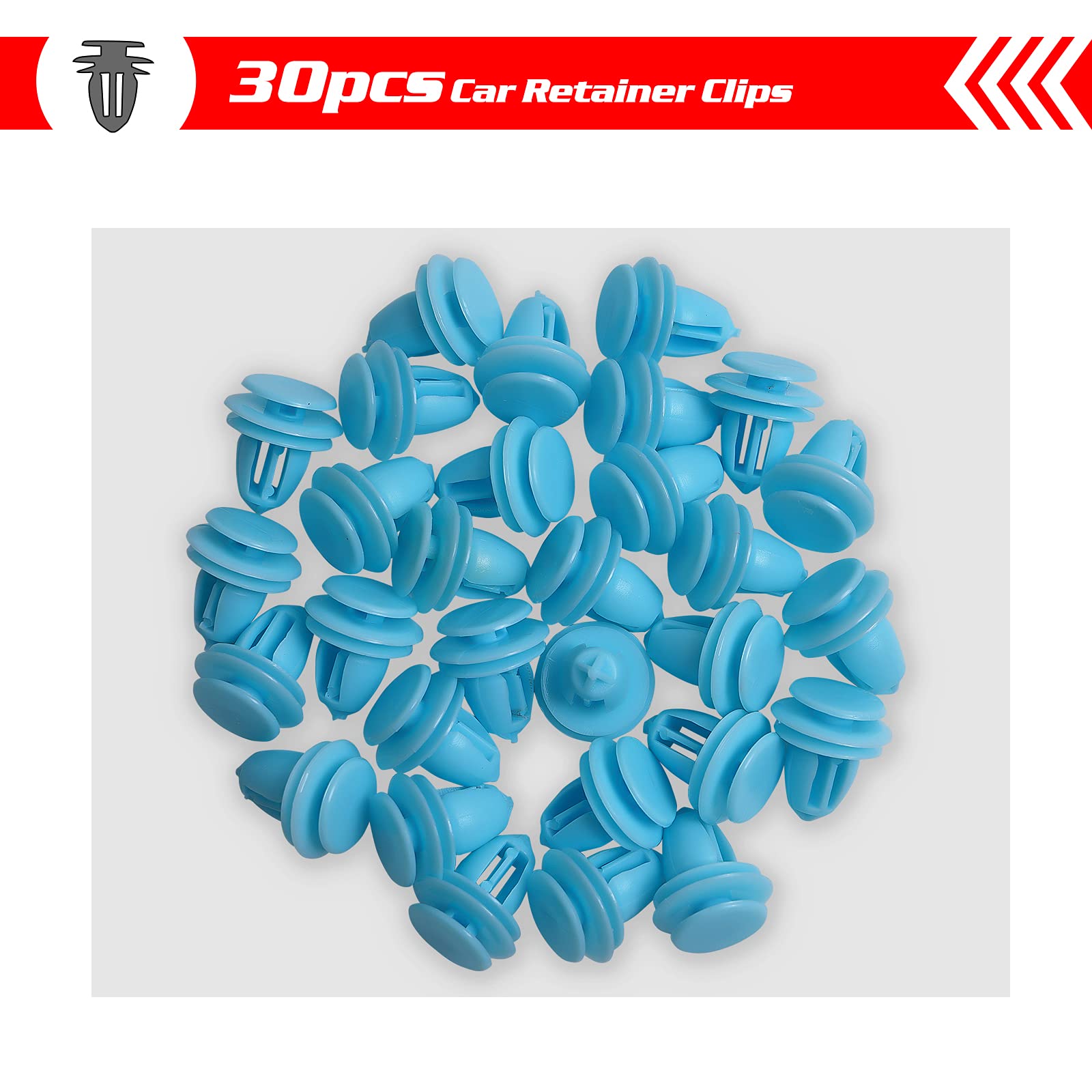 OTUAYAUTO Door Panel Clips for Replacement for Honda Civic Accord, Acura - Interior Trim Clips Replace OEM: 91560-S9A-A01