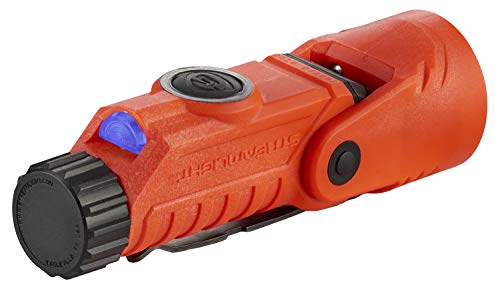 Streamlight 88901 Vantage 180 X Helmet Mounted and Right Angle Firefighter Flashlight with Helmet Bracket, Orange