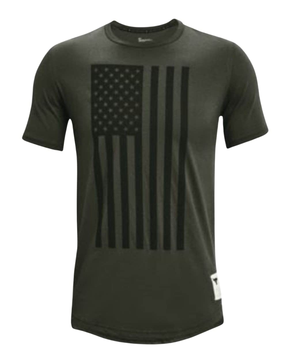 Under Armour Mens UA Project Rock T-Shirt (as1, Alpha, xx_l, Regular, Regular, Vet Day Baroque Green/Black 310)